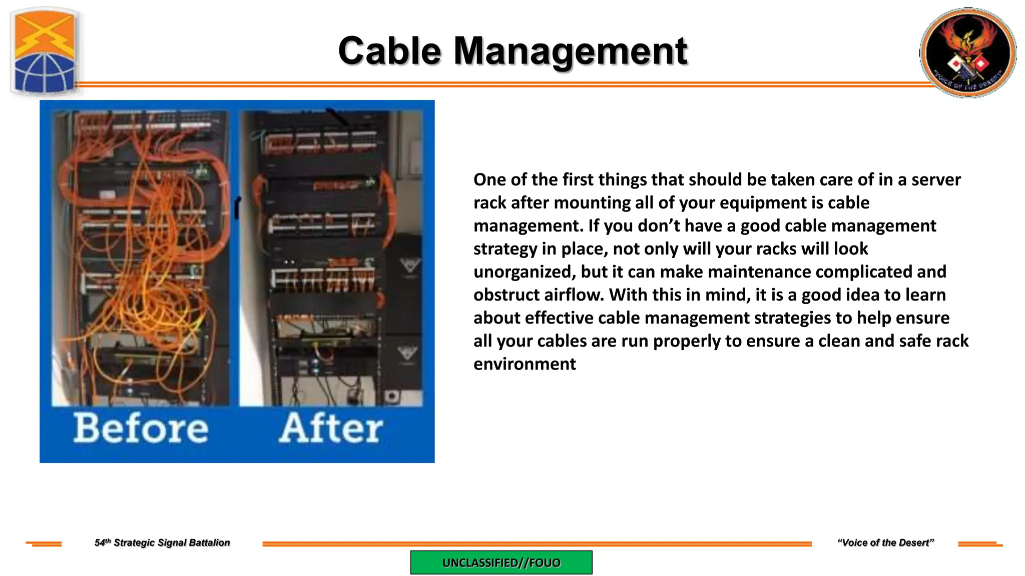 Cable Management Training powerpoint .pptx