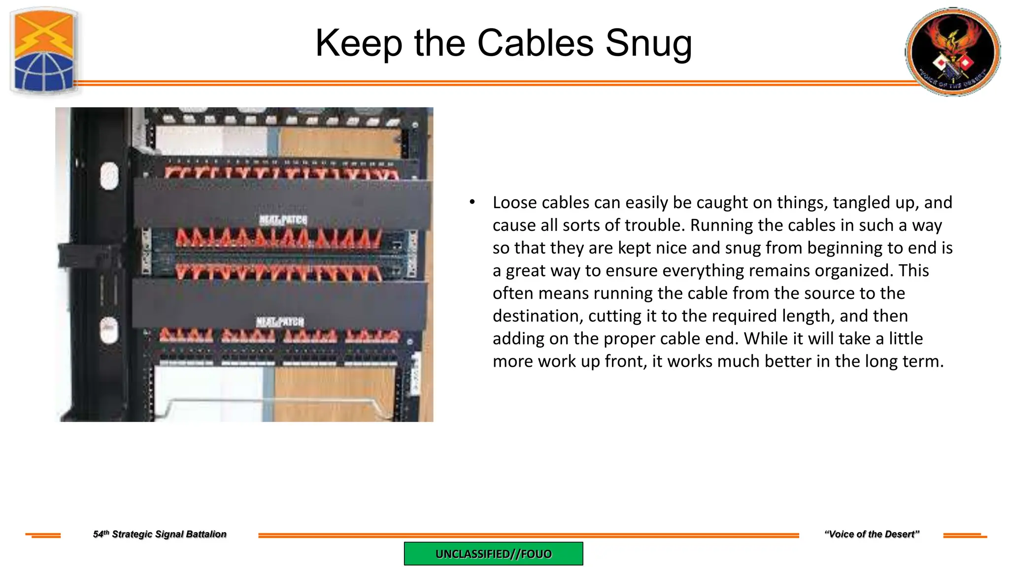 Cable Management Training powerpoint .pptx