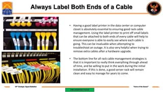 Cable Management Training powerpoint .pptx