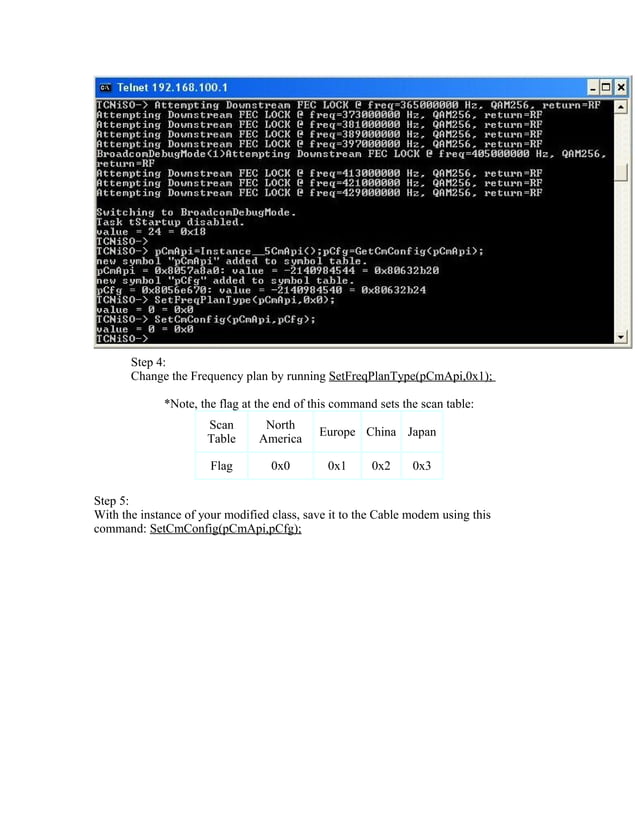 Cable modem hacking how to(2) | PDF
