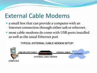 Cable modems | PPTX