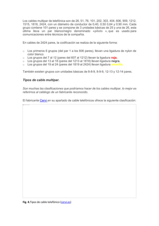 cable multipar.docx y su importancia.... | DOCX