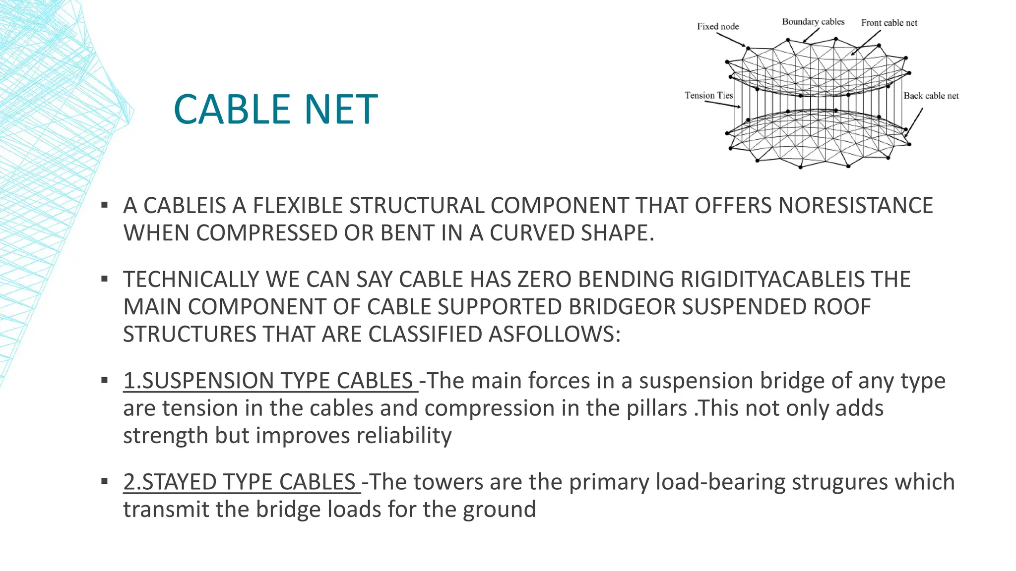 CABLE NET AND TENSILE STRUCTURES - STRUCTURE | PDF