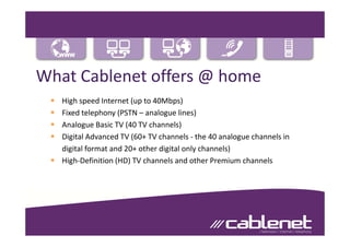 Cablenet company presentation | PDF