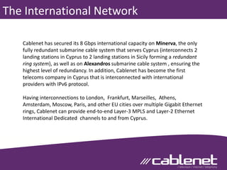 Cablenet Company Presentation | PPT
