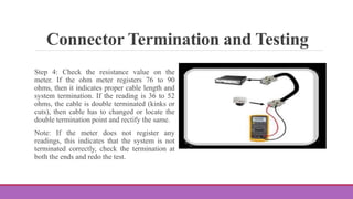 Cable preparation in CCTV | PPT