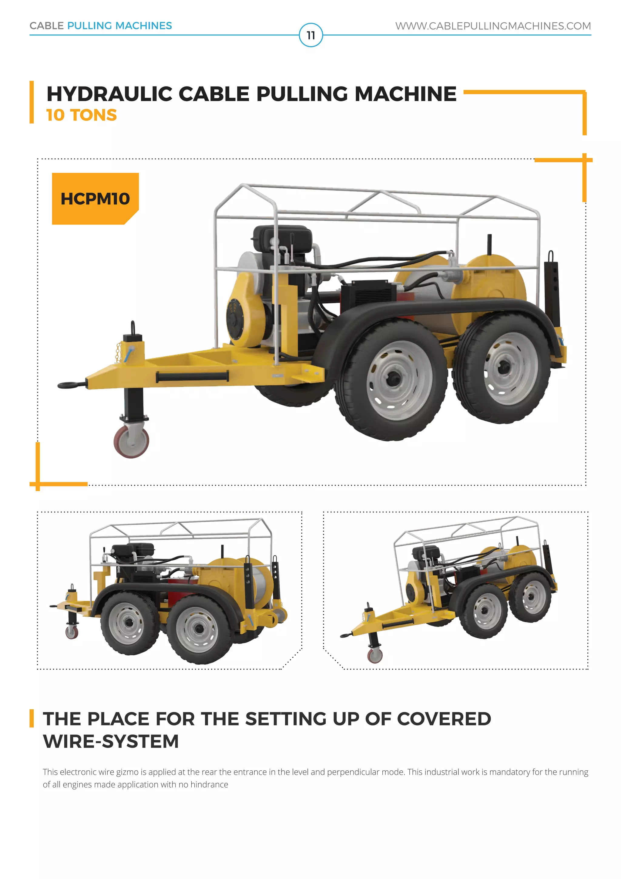 Cable pulling machines winches manufacturer! | PDF