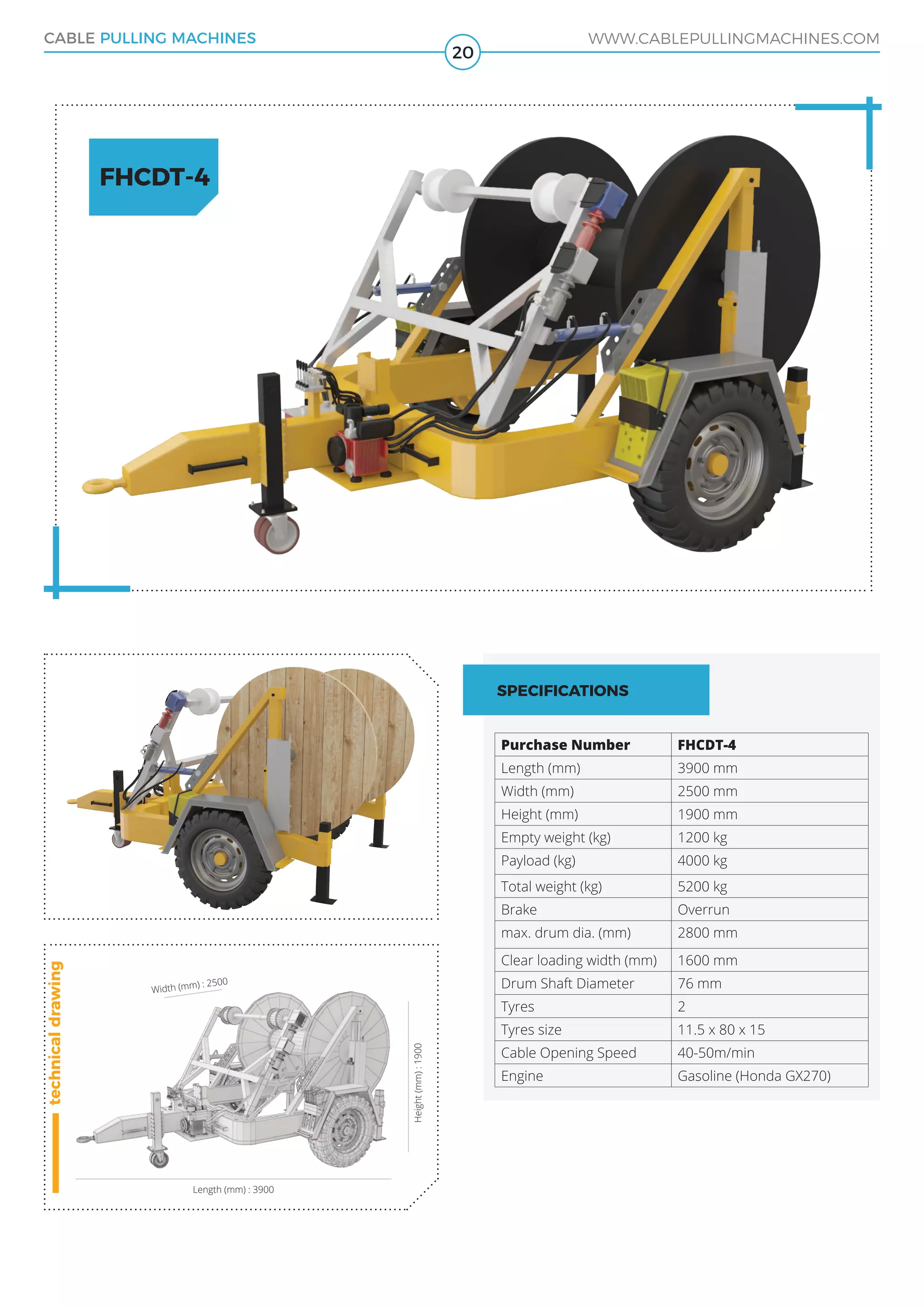 Cable pulling machines winches manufacturer! | PDF