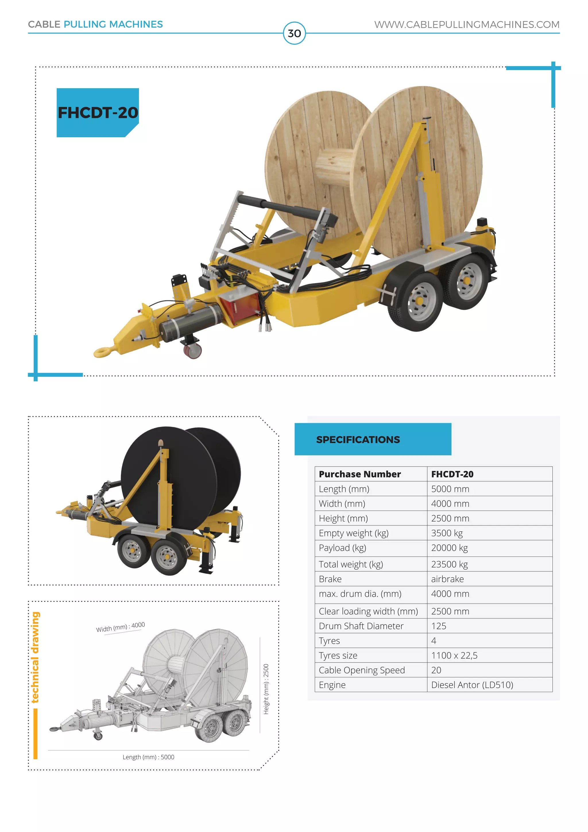 Cable pulling machines winches manufacturer! | PDF