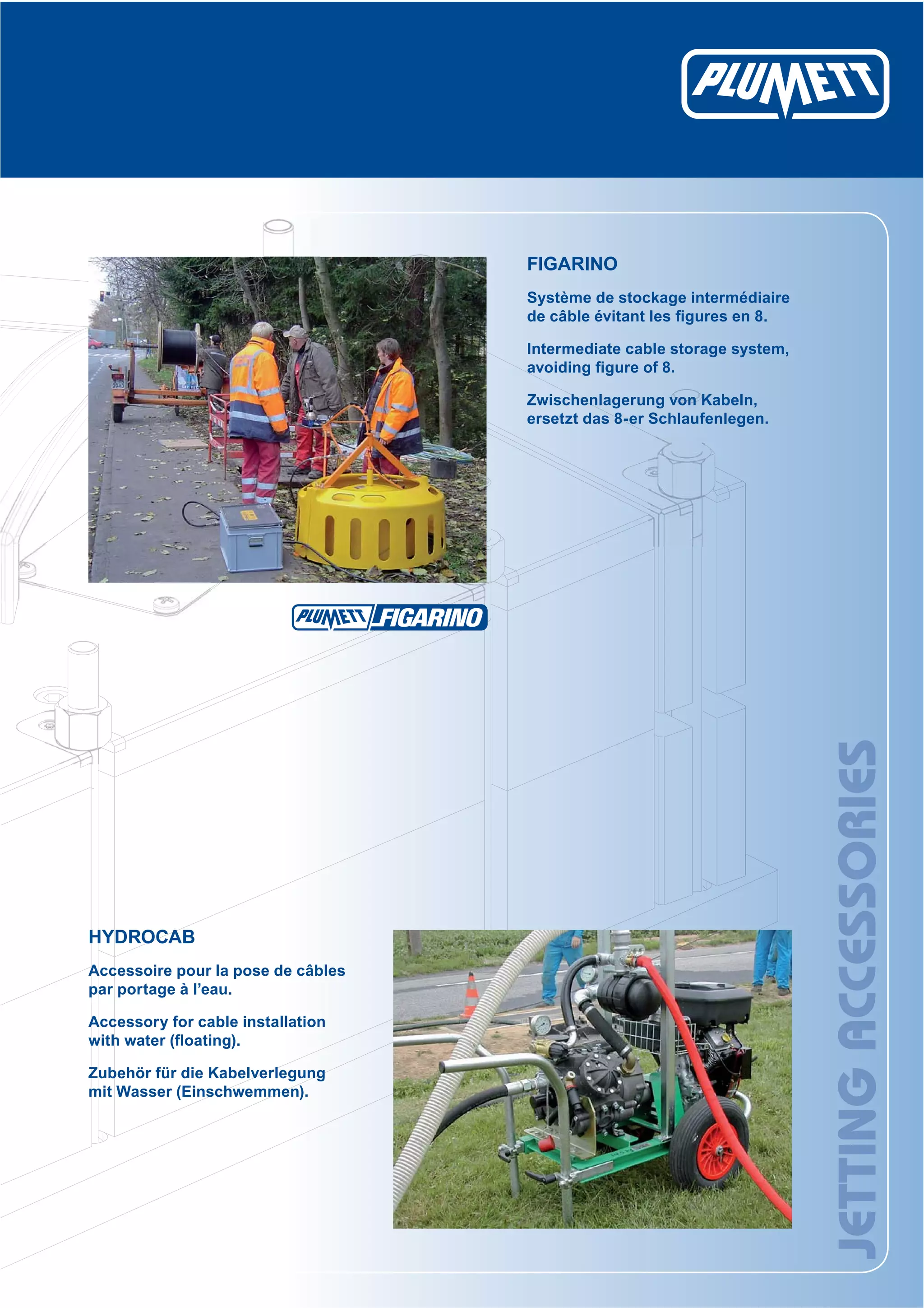 Cable Rollers - Outer Angle Double Cable Rollers - Cable Roller Plumett ...