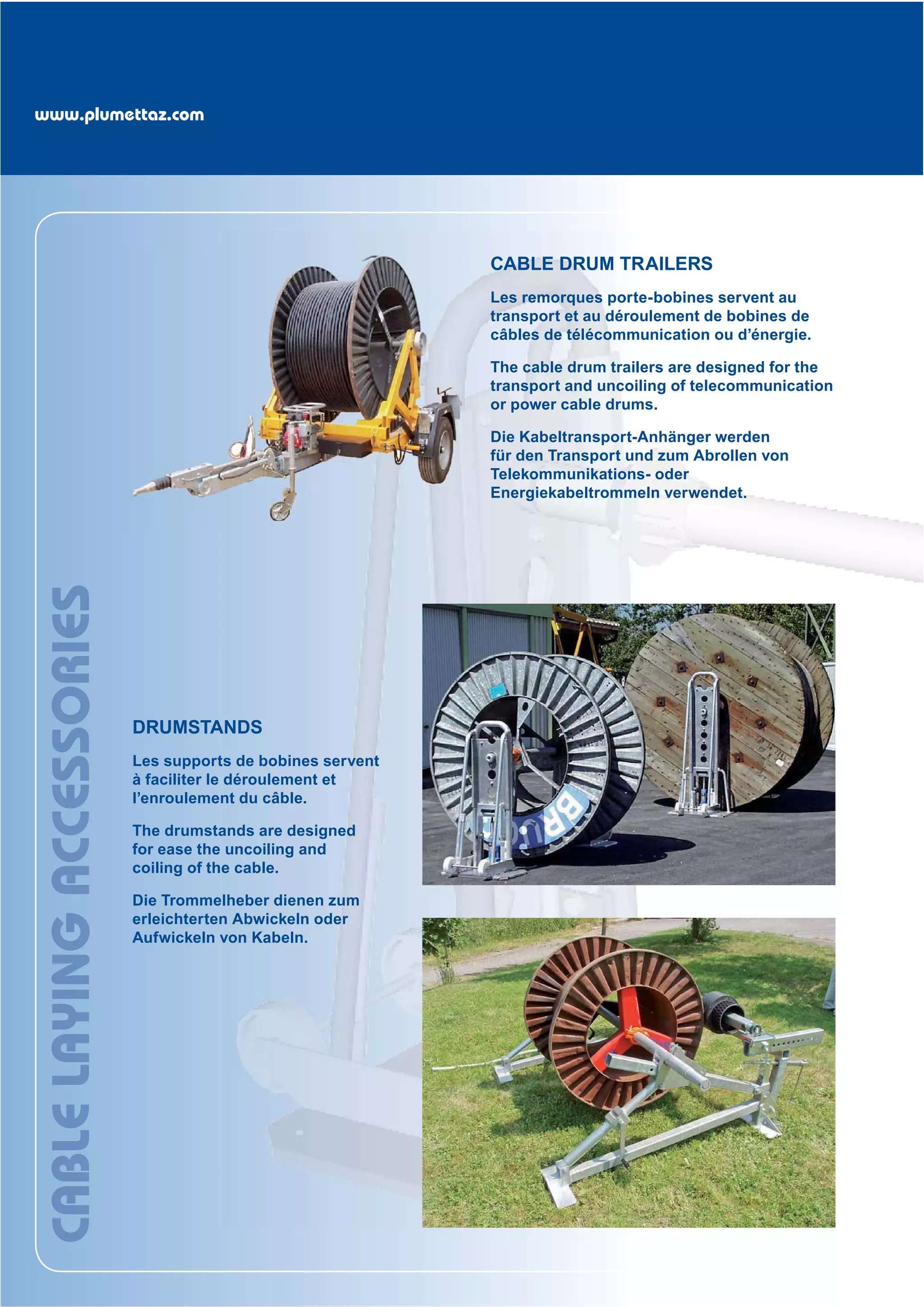 Cable Rollers - Straight Line Side Mounted Single Cable Rollers - Cable ...
