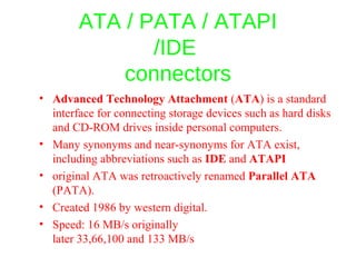 Parts of a Computer: Cables | PPT