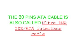Parts of a Computer: Cables | PPT