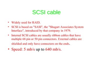 Parts of a Computer: Cables | PPT