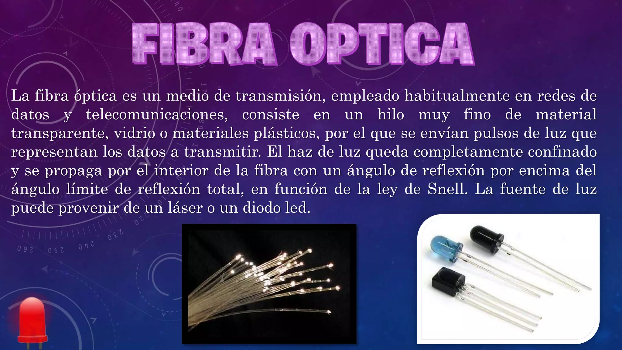 Fibra Óptica y cable Coaxial | PPT