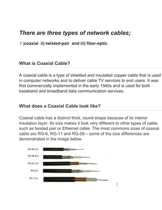 Cables