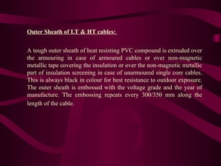 Cables and types of cables presentation details | PPT