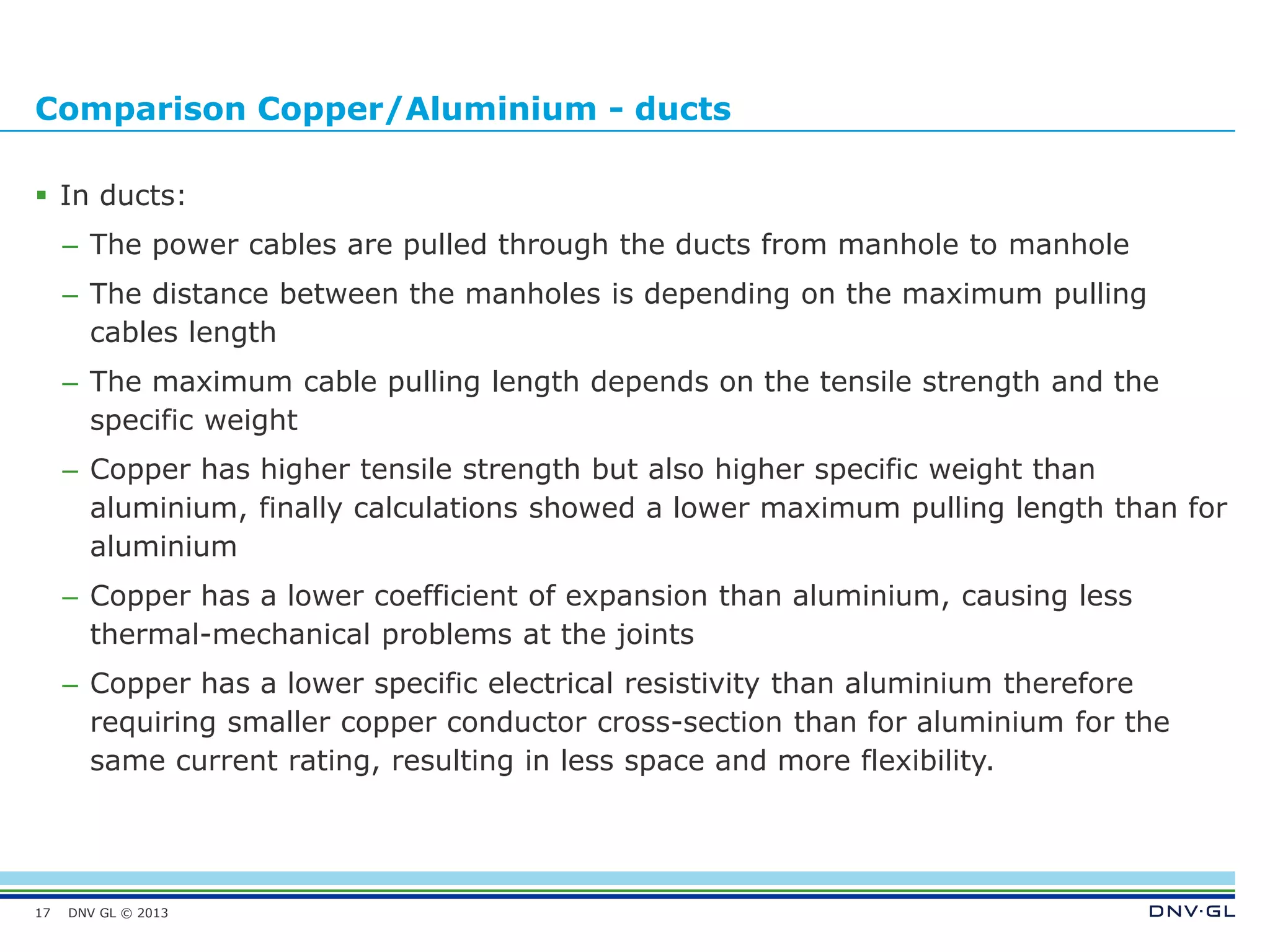 Cables in ducts and tunnels | PDF