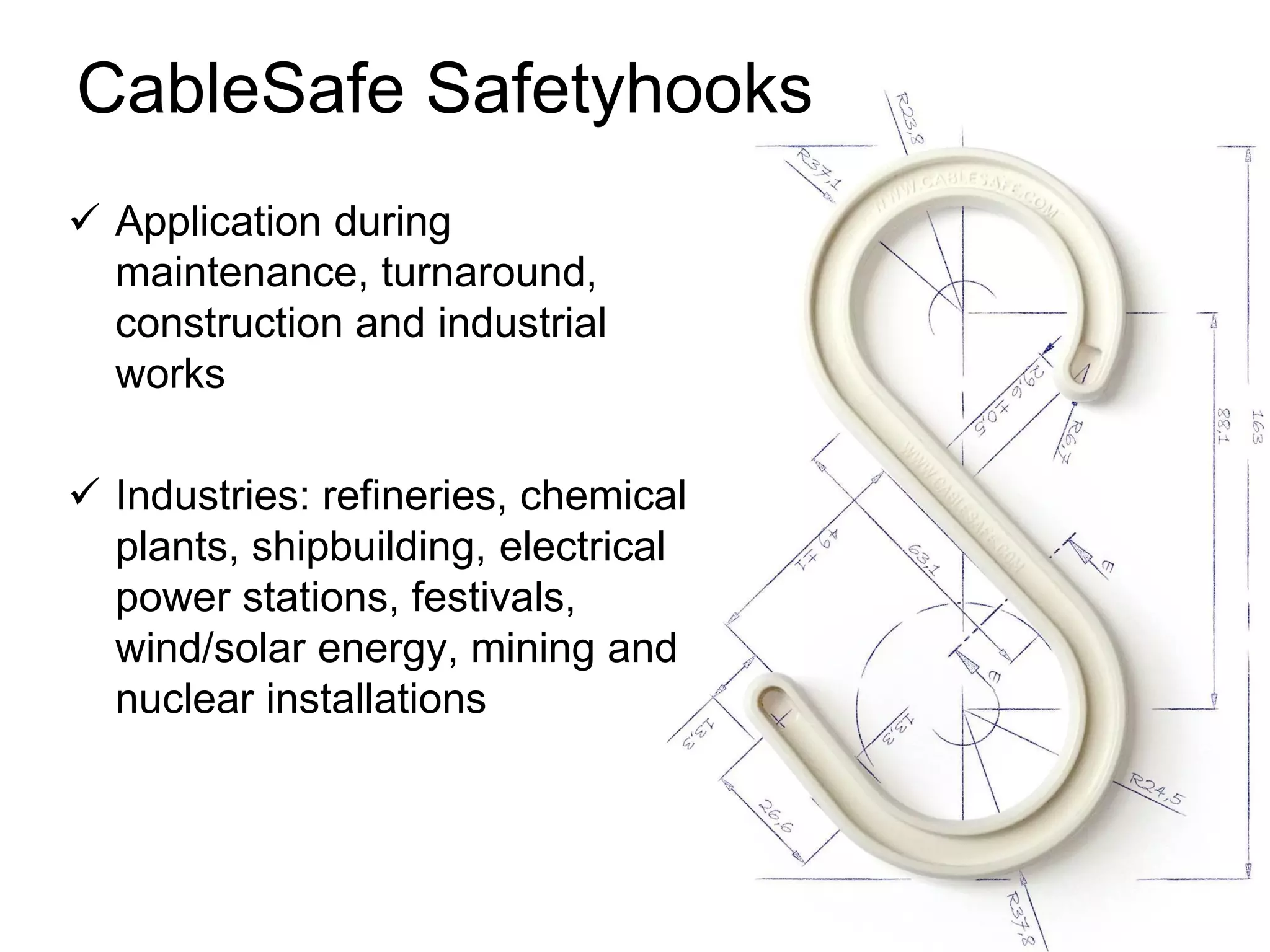Cablesafe Cable Hooks - Safety In Simplicity | PPT
