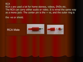 Cables and connectors | PPT