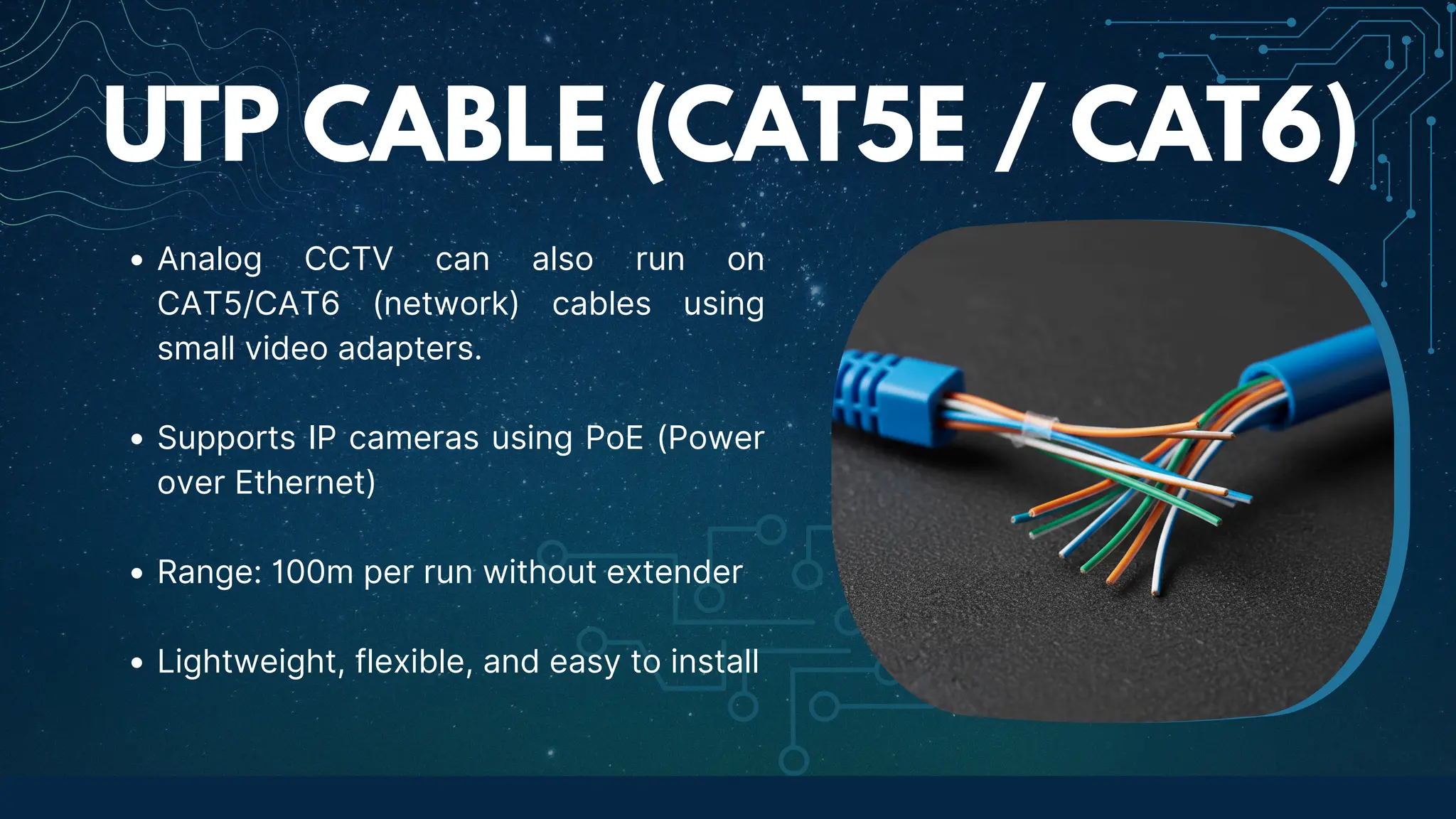 Complete Guide to Different Types of Cables Used in CCTV Cameras | PDF