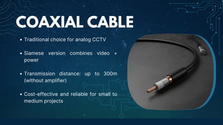 Complete Guide to Different Types of Cables Used in CCTV Cameras | PDF