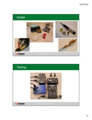 Connectors, Cables, Terminations and Rack Building | PDF