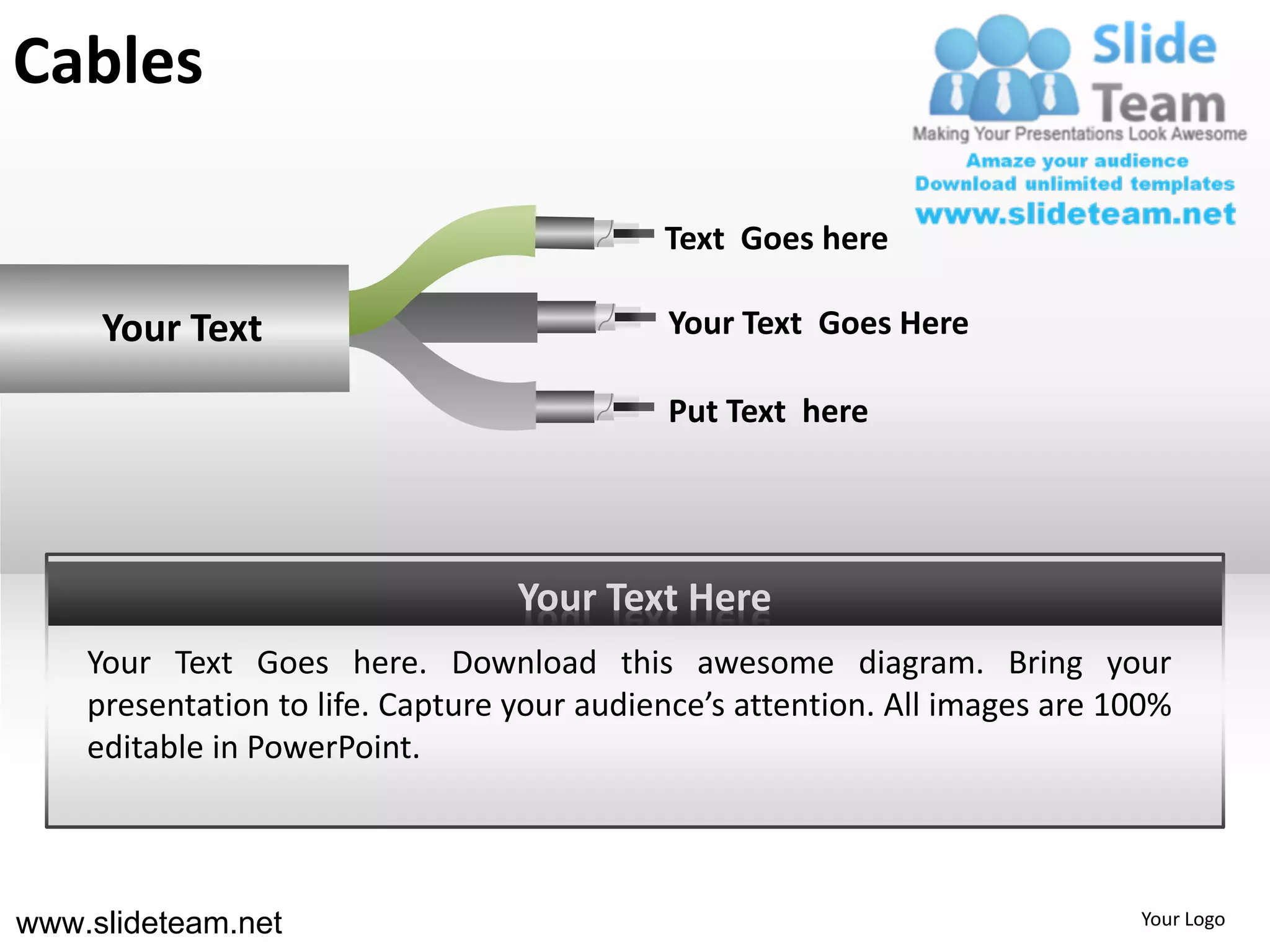 Cables ethernet fibre channel electric powerpoint ppt slides. | PPT | Free Download