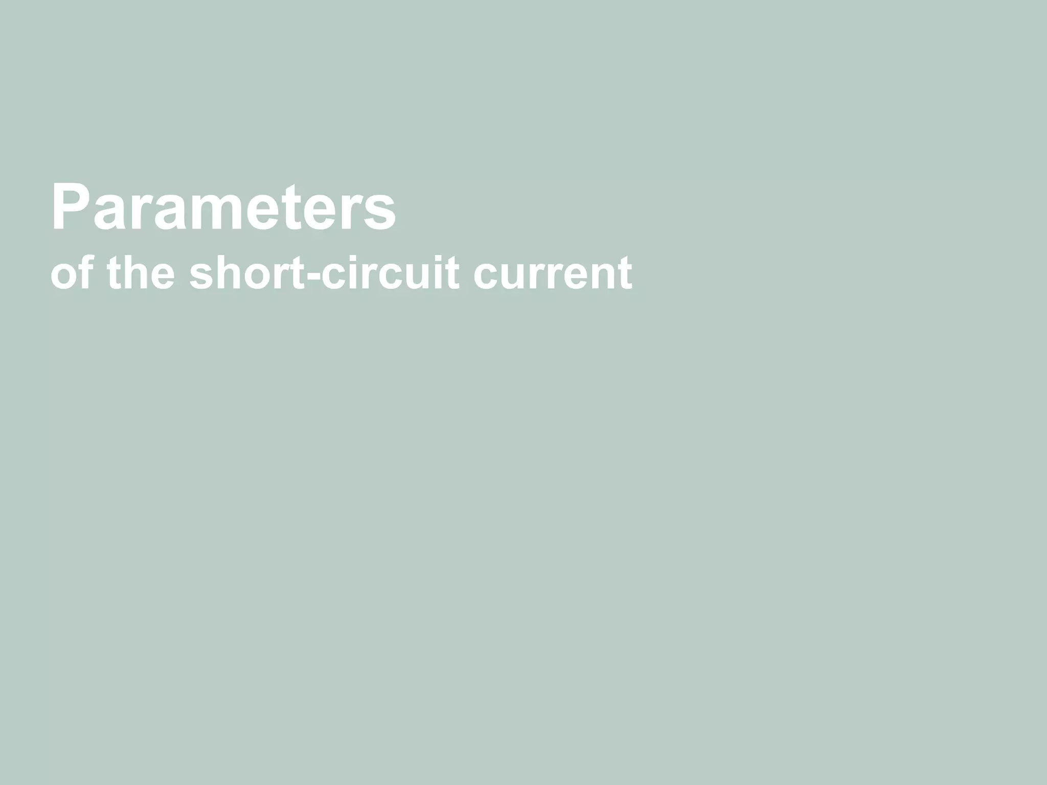 Cable sizing to withstand short circuit current | PDF