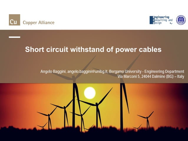 Cable sizing to withstand short circuit current | PDF | Physics | Science
