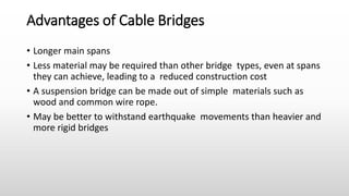 Cables in civil engineering | PPTX
