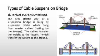 Cables in civil engineering | PPTX