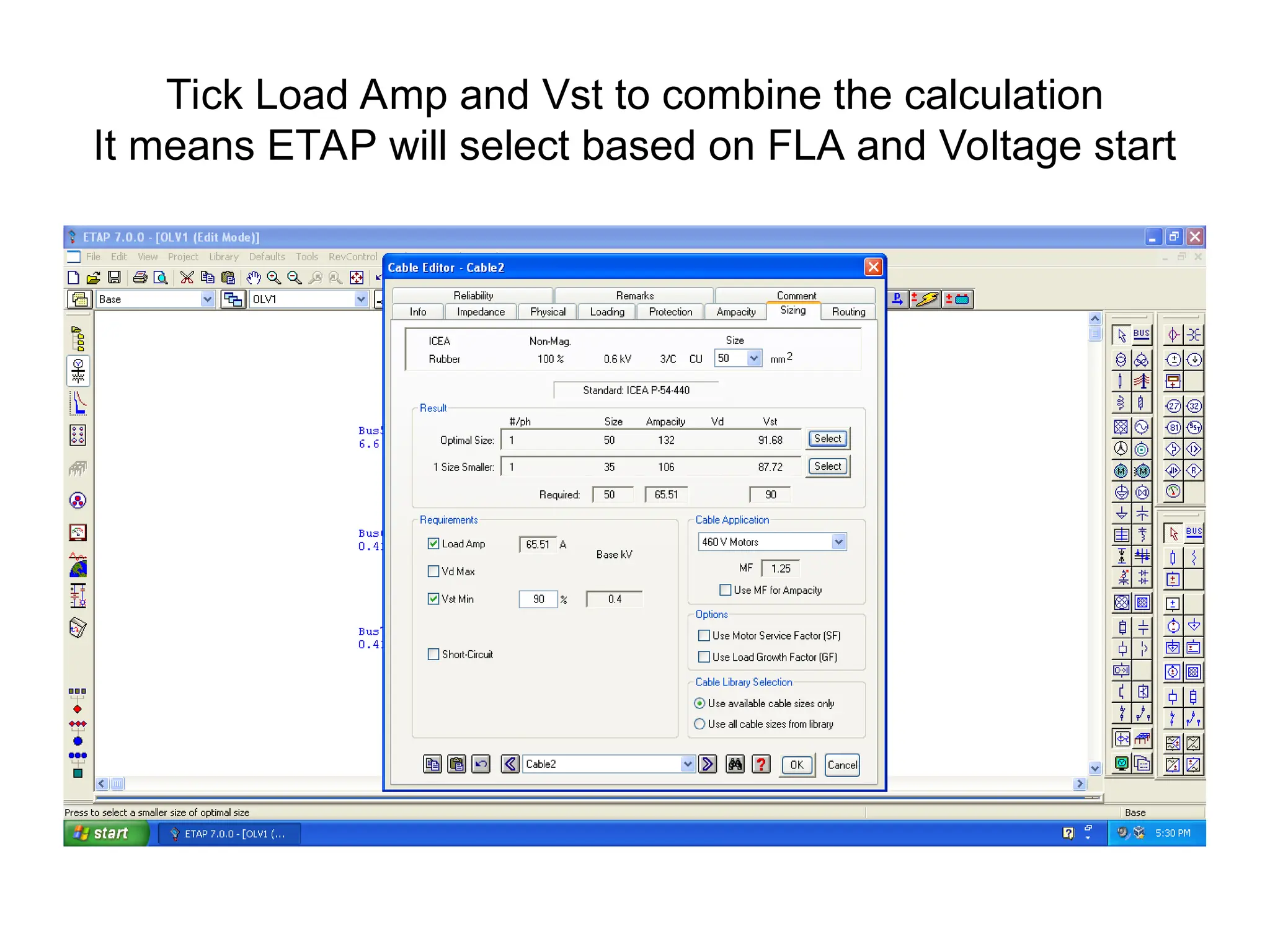 cablesizitansformer motor starting ng.ppt