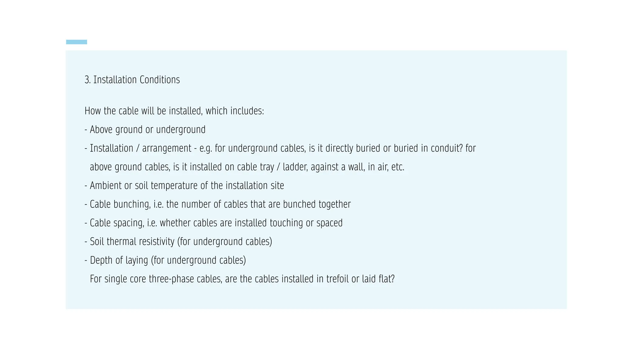 Cable Sizing Calculation for Electrical Engineering | PDF