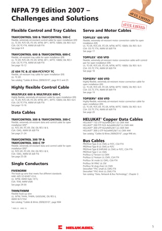 Cables NFPA 79 | PDF
