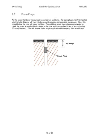 Cable Sniffer LV Cable Fault Locator - Operating Manual | PDF