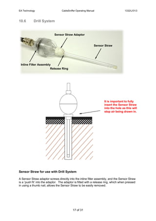 Cable Sniffer LV Cable Fault Locator - Operating Manual | PDF