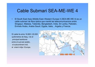 Cables submarins | PPT