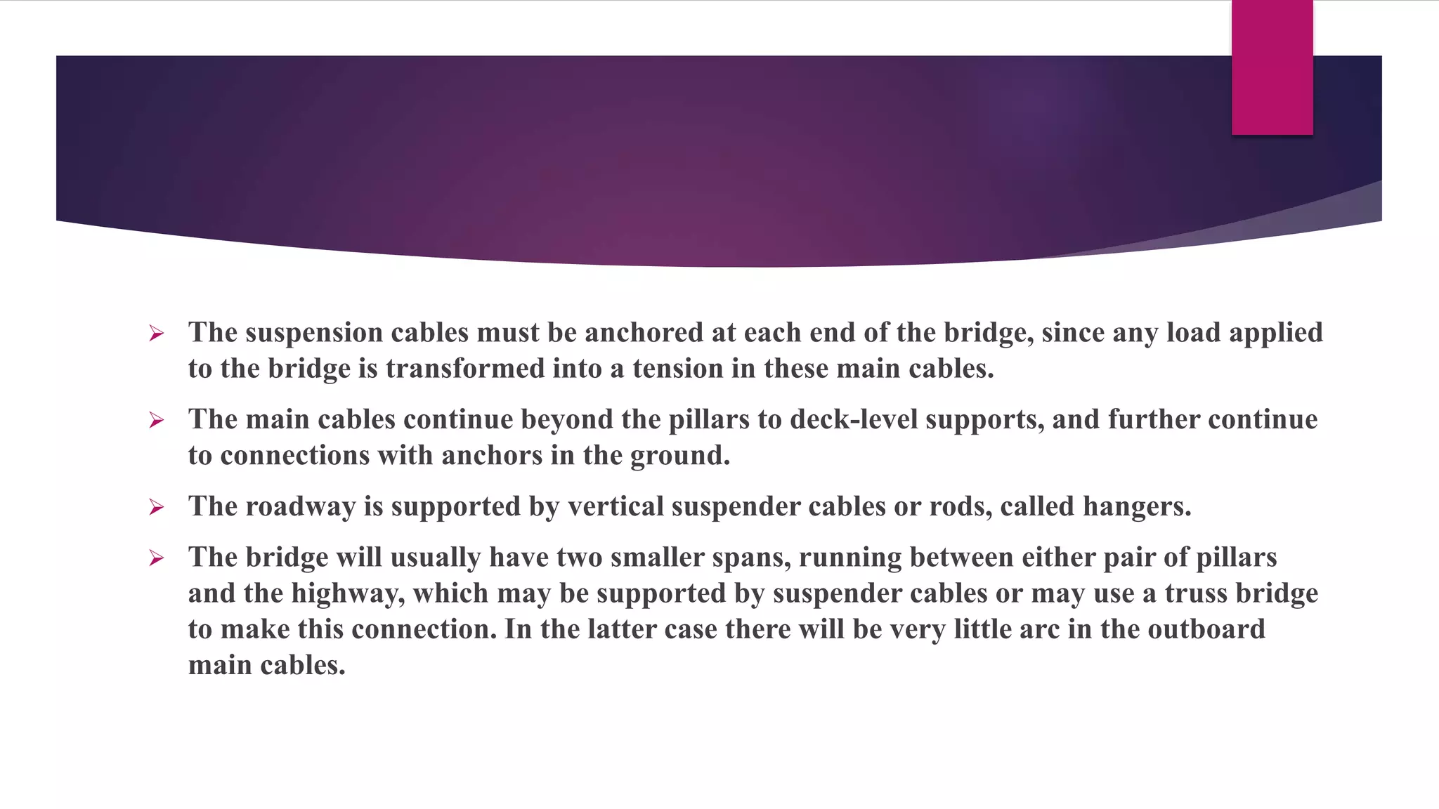 Cable strucutres(presentation) | PPTX