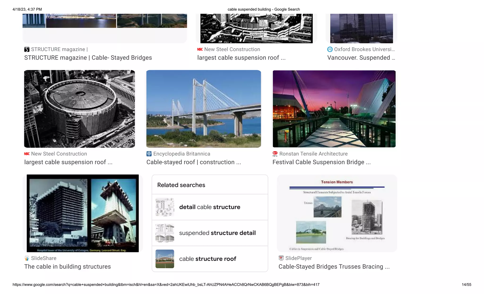 cable suspended building - الابنية المعلقة بالكابلات والشدادات- د.م ...