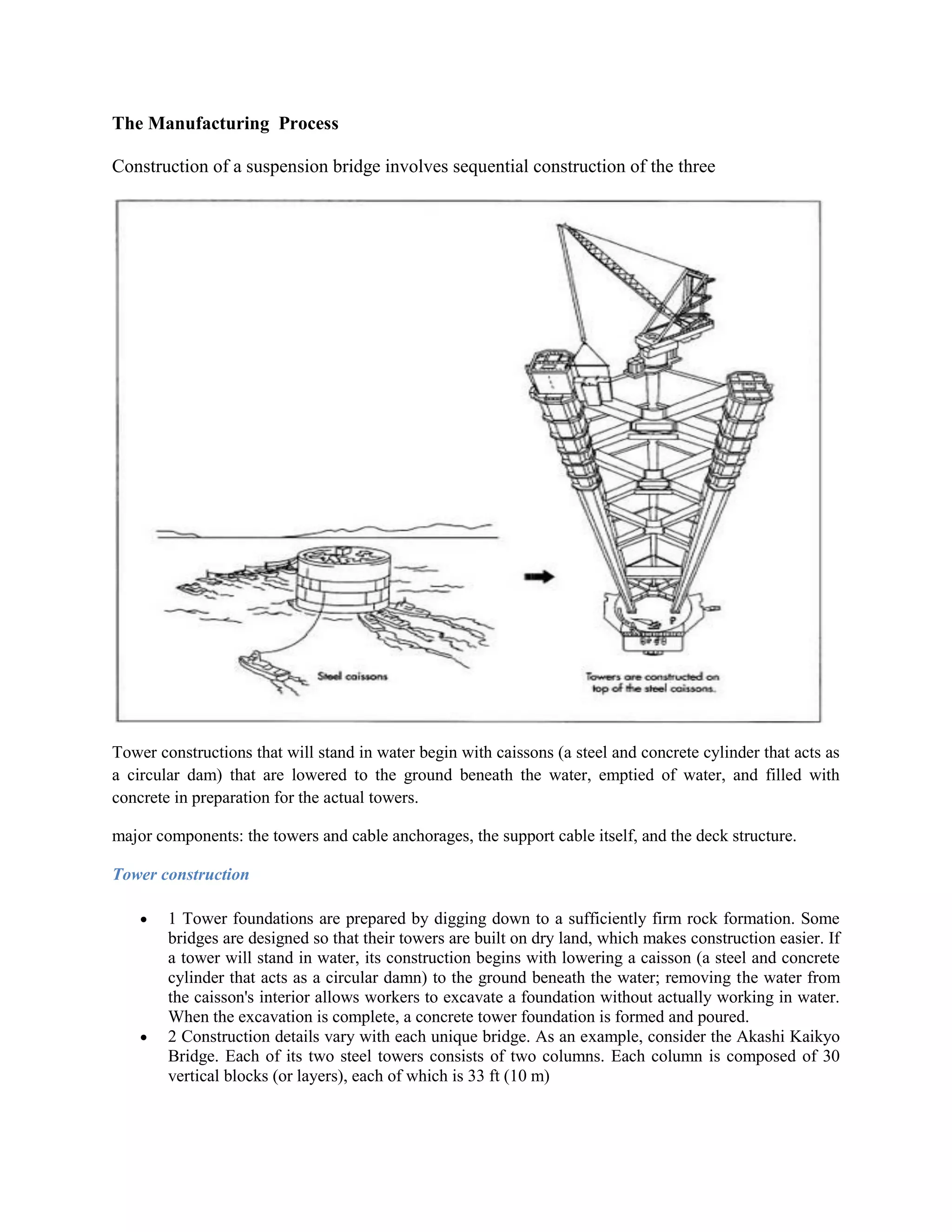 Cable suspension bridge pdf | PDF