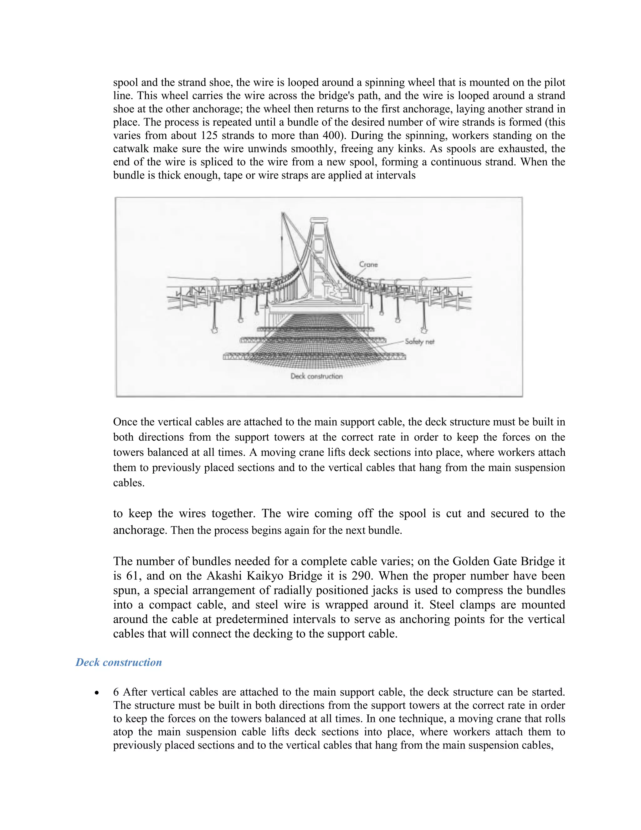 Cable suspension bridge pdf | PDF