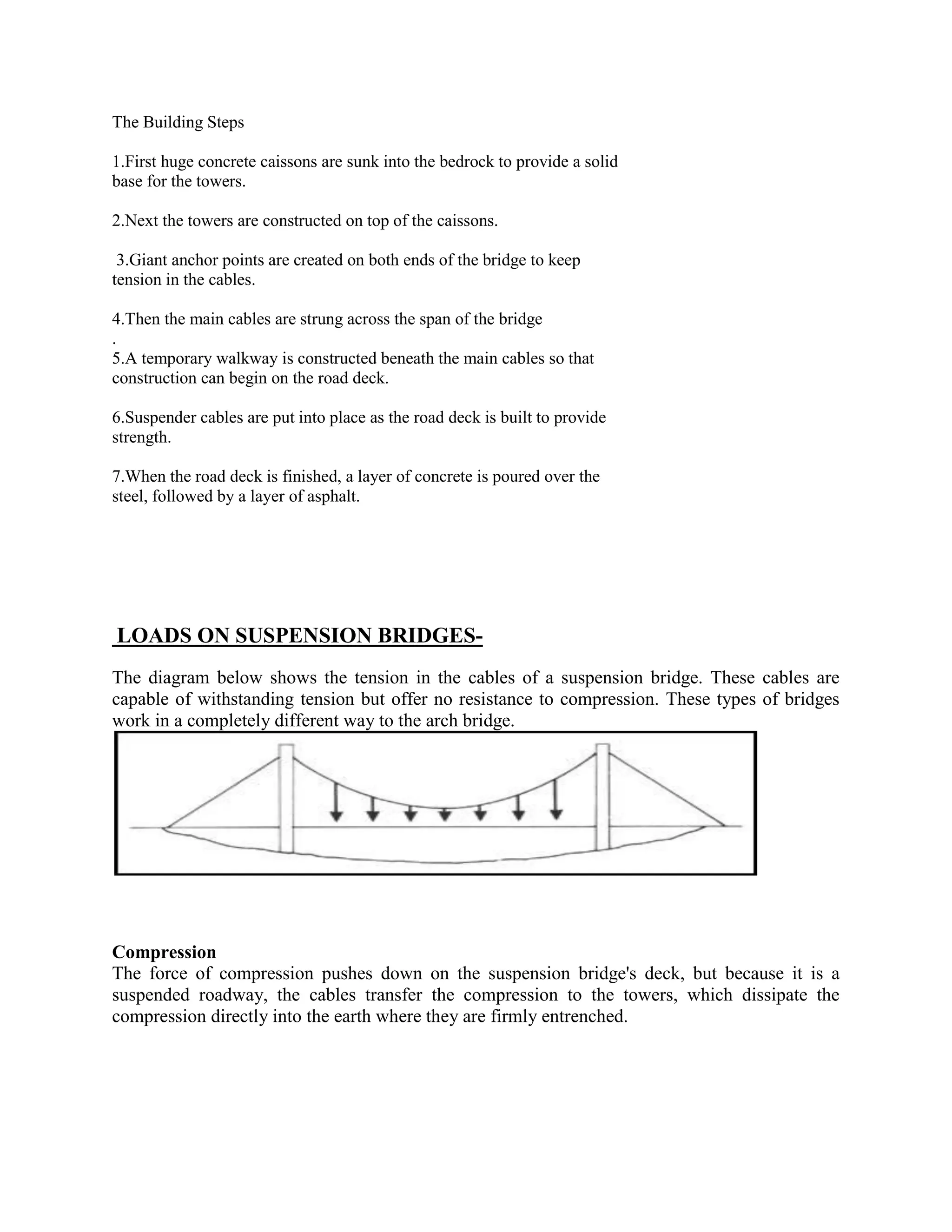 Cable suspension bridge pdf | PDF