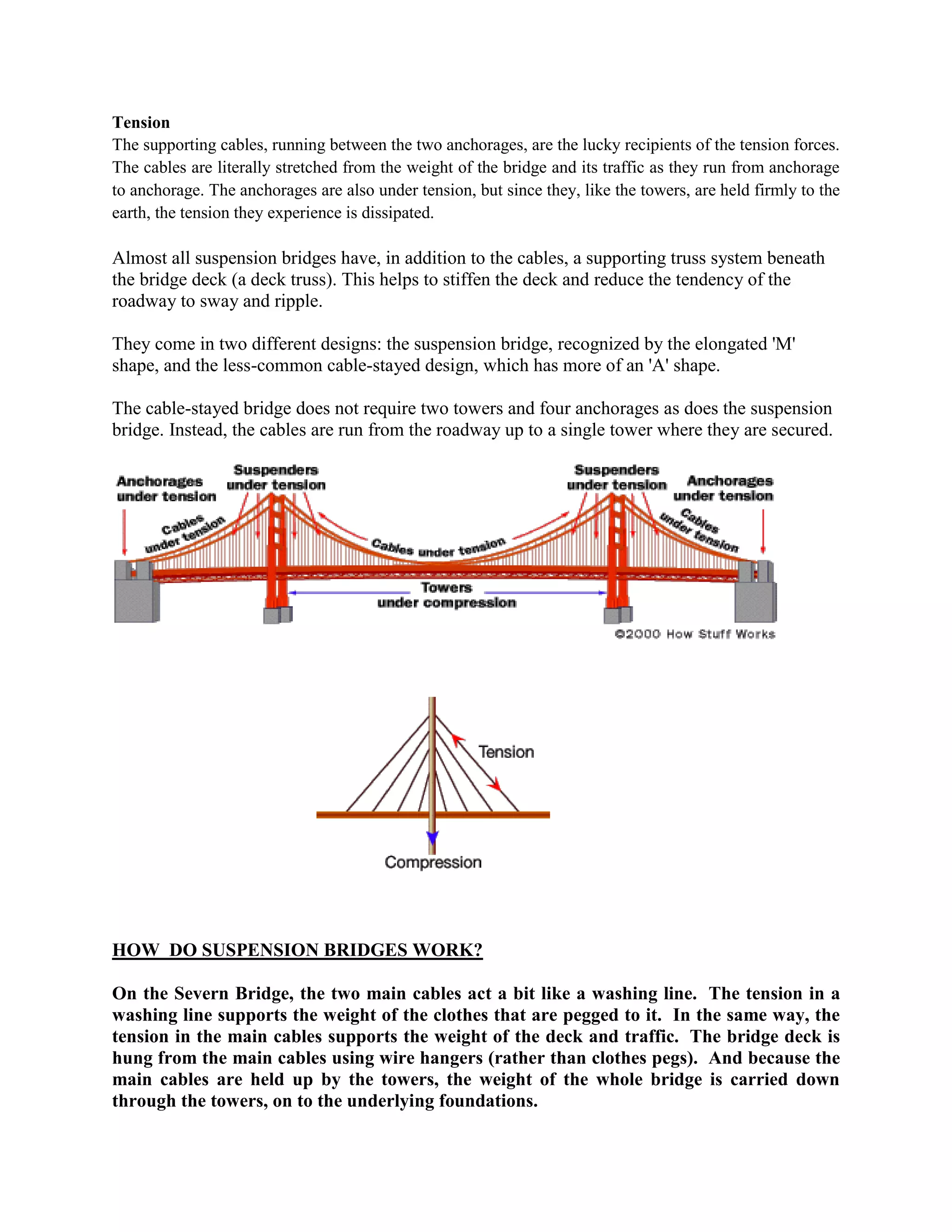 Cable suspension bridge pdf | PDF