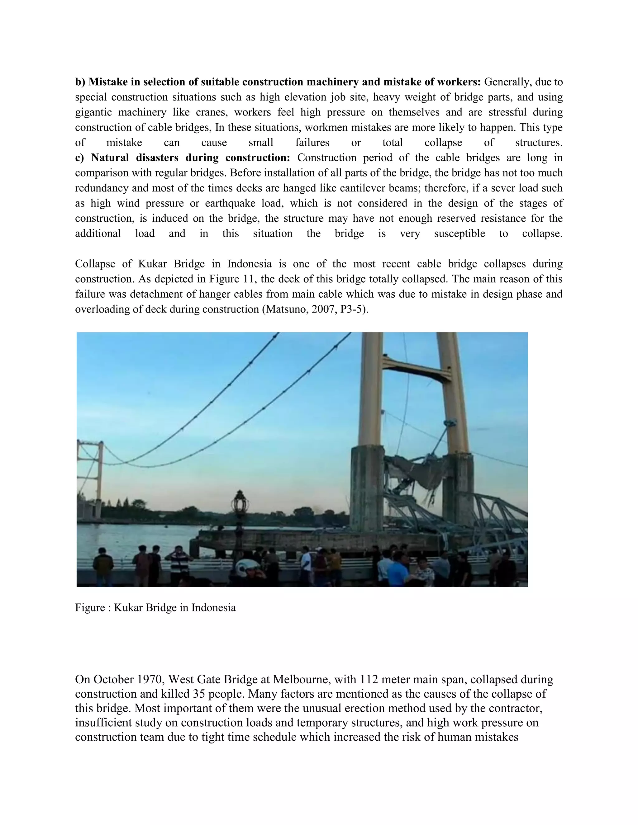 Cable suspension bridge pdf | PDF