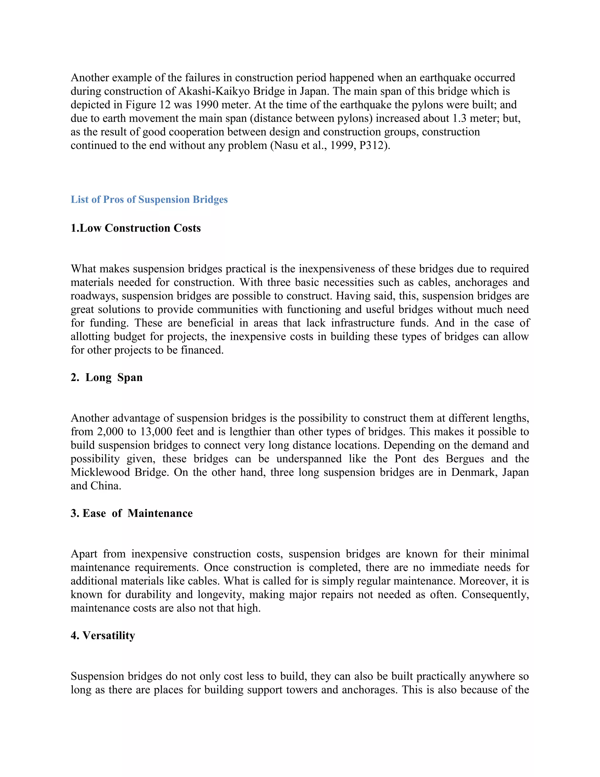 Cable suspension bridge pdf | PDF