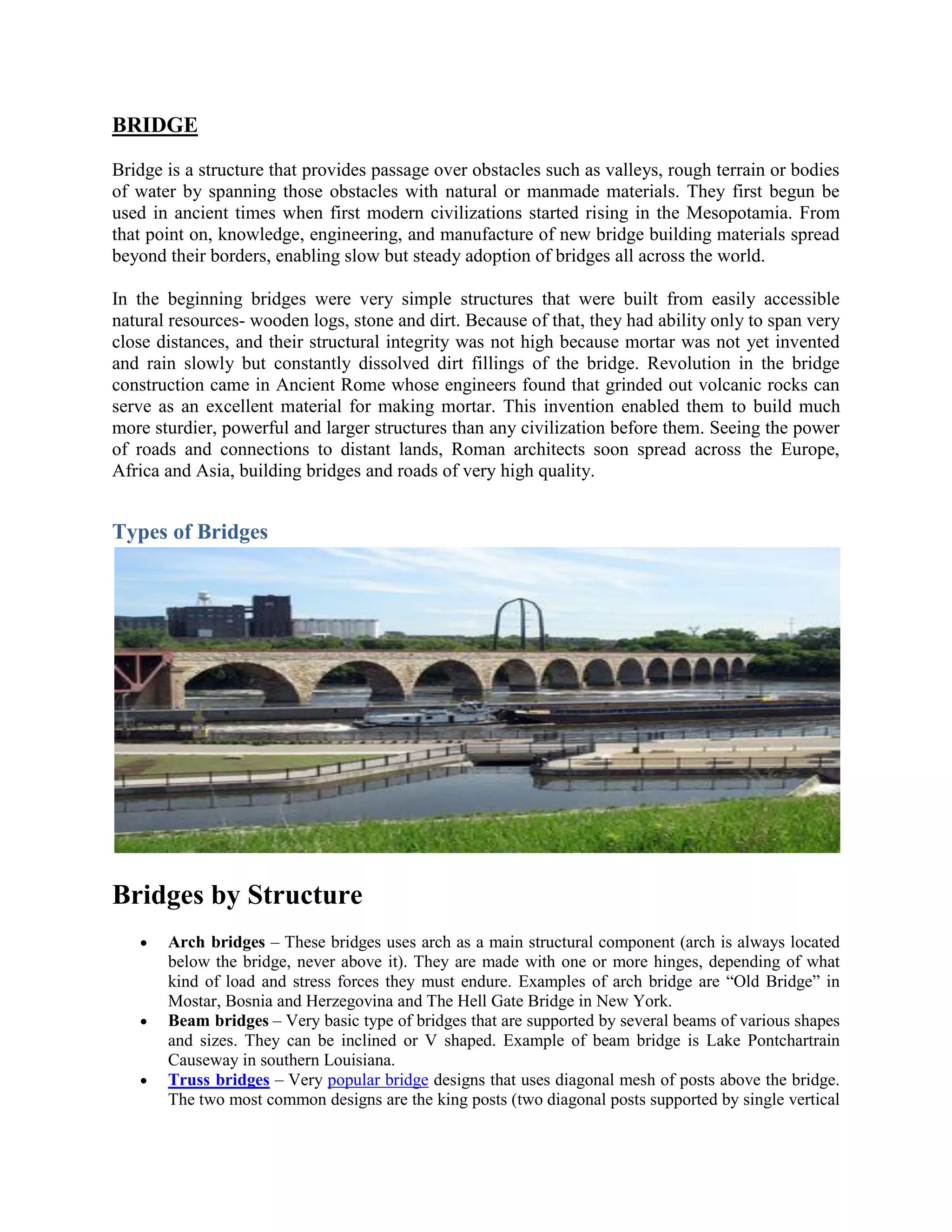 Cable suspension bridge pdf | PDF