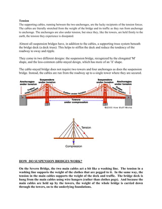 Cable suspension bridge pdf | PDF