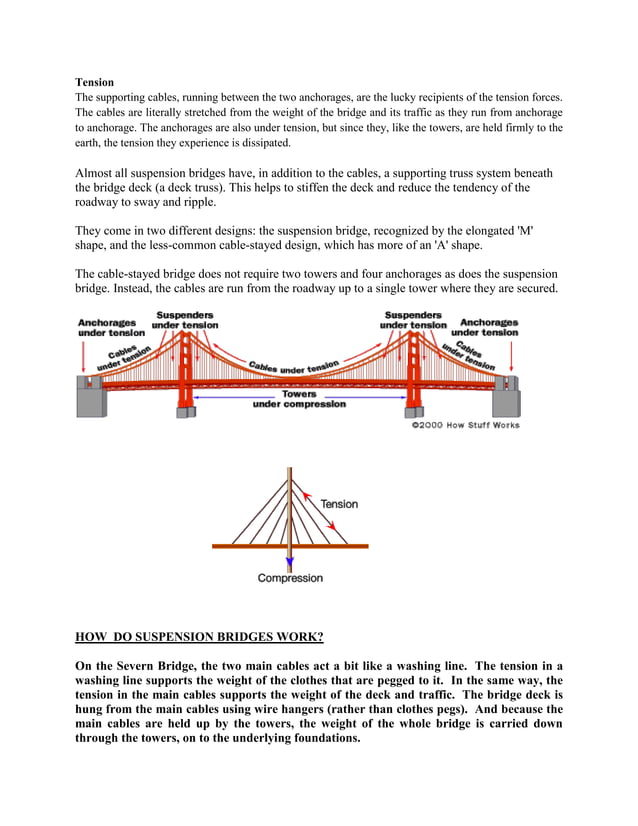 Cable suspension bridge pdf | PDF