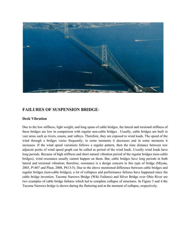 Cable suspension bridge pdf | PDF